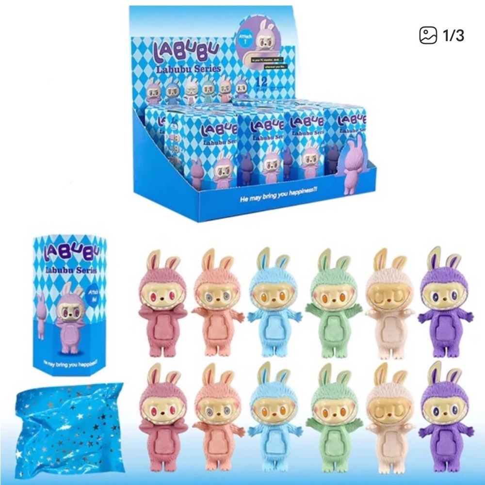 Labubu Series Hippers Collectible Figures NWT - Gem